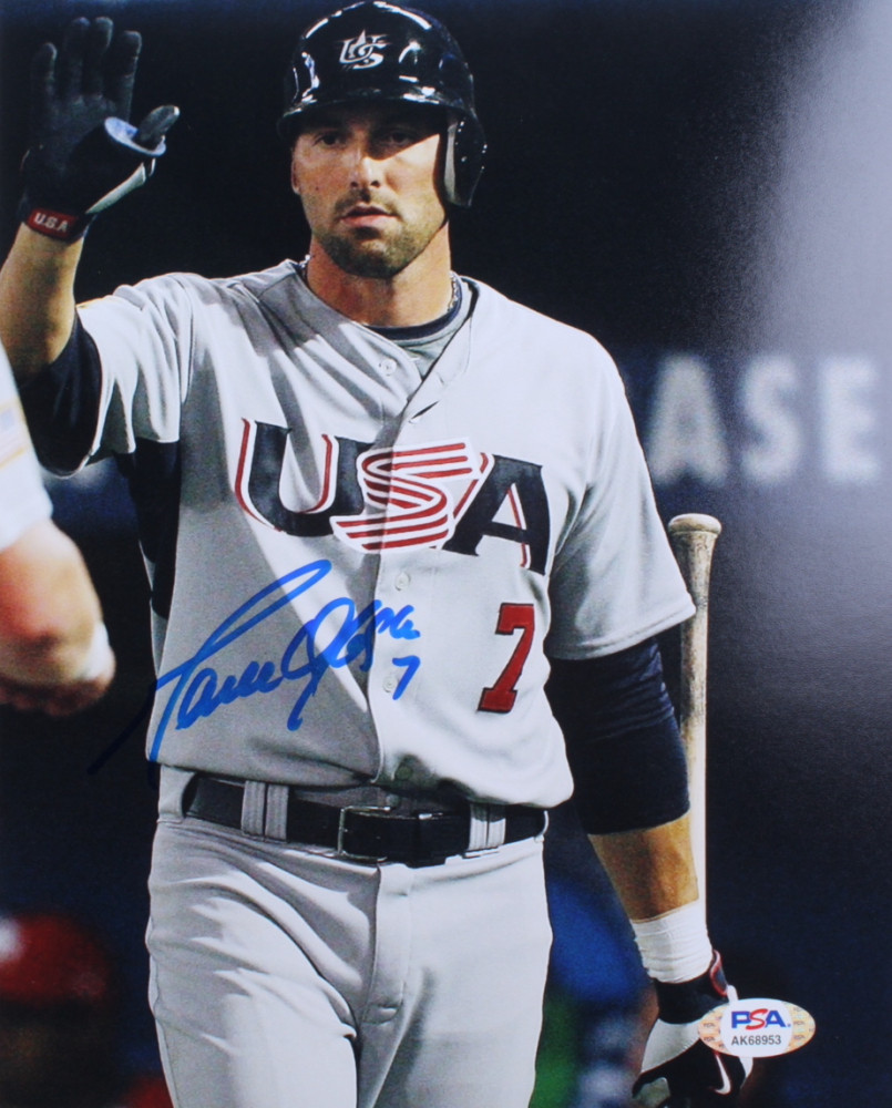 Mark Derosa Signed Team USA 8x10 Photo (PSA) | Pristine Auction