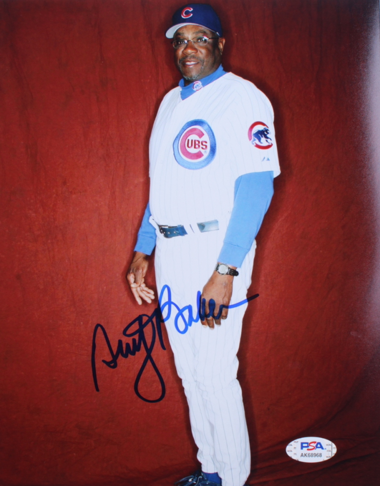 Dusty Baker Signed Cubs 8x10 Photo (PSA) | Pristine Auction