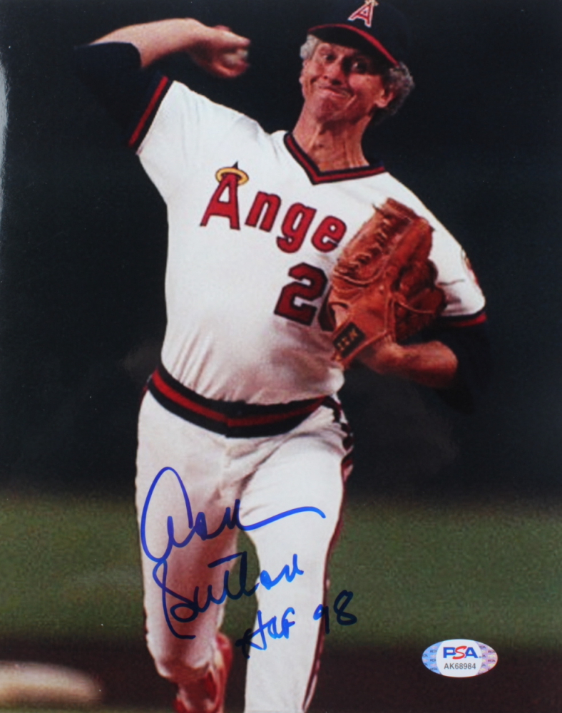 Don Sutton Signed Angels 8x10 Photo Inscribed "HOF 98" (PSA) | Pristine ...