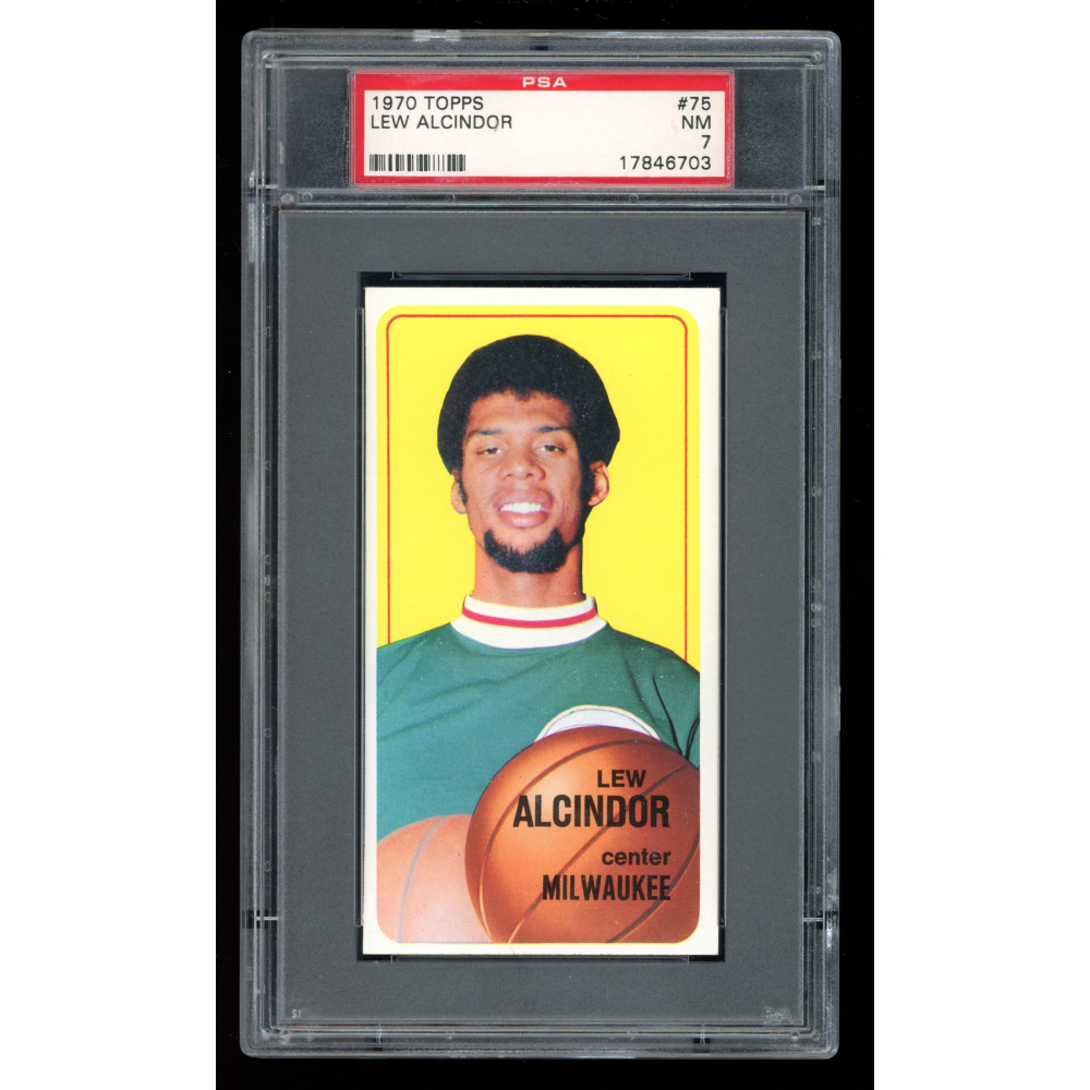 Lew Alcindor 1970-71 Topps #75 (PSA 7) | Pristine Auction