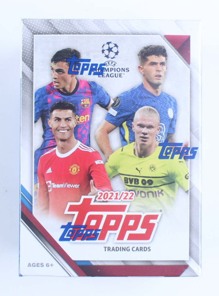2021-22 Topps UEFA Champions League Collection Soccer Blaster Box with ...