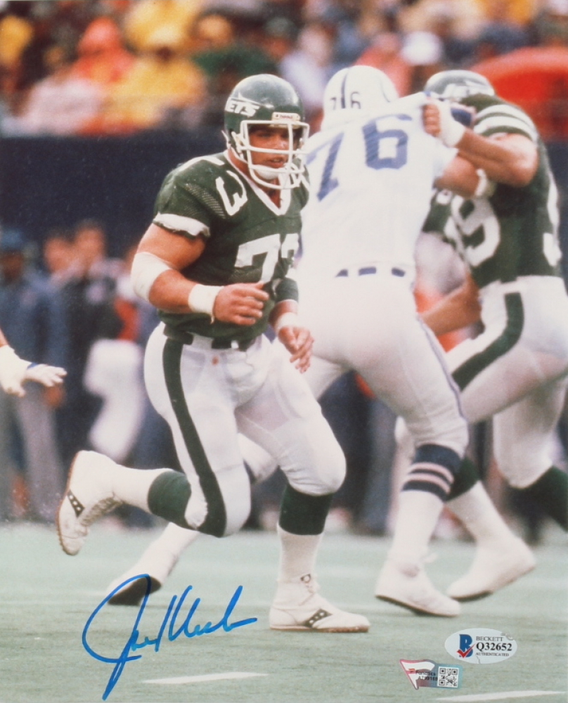 Joe Klecko Signed Jets 8x10 Photo (Beckett & Fanatics) | Pristine Auction