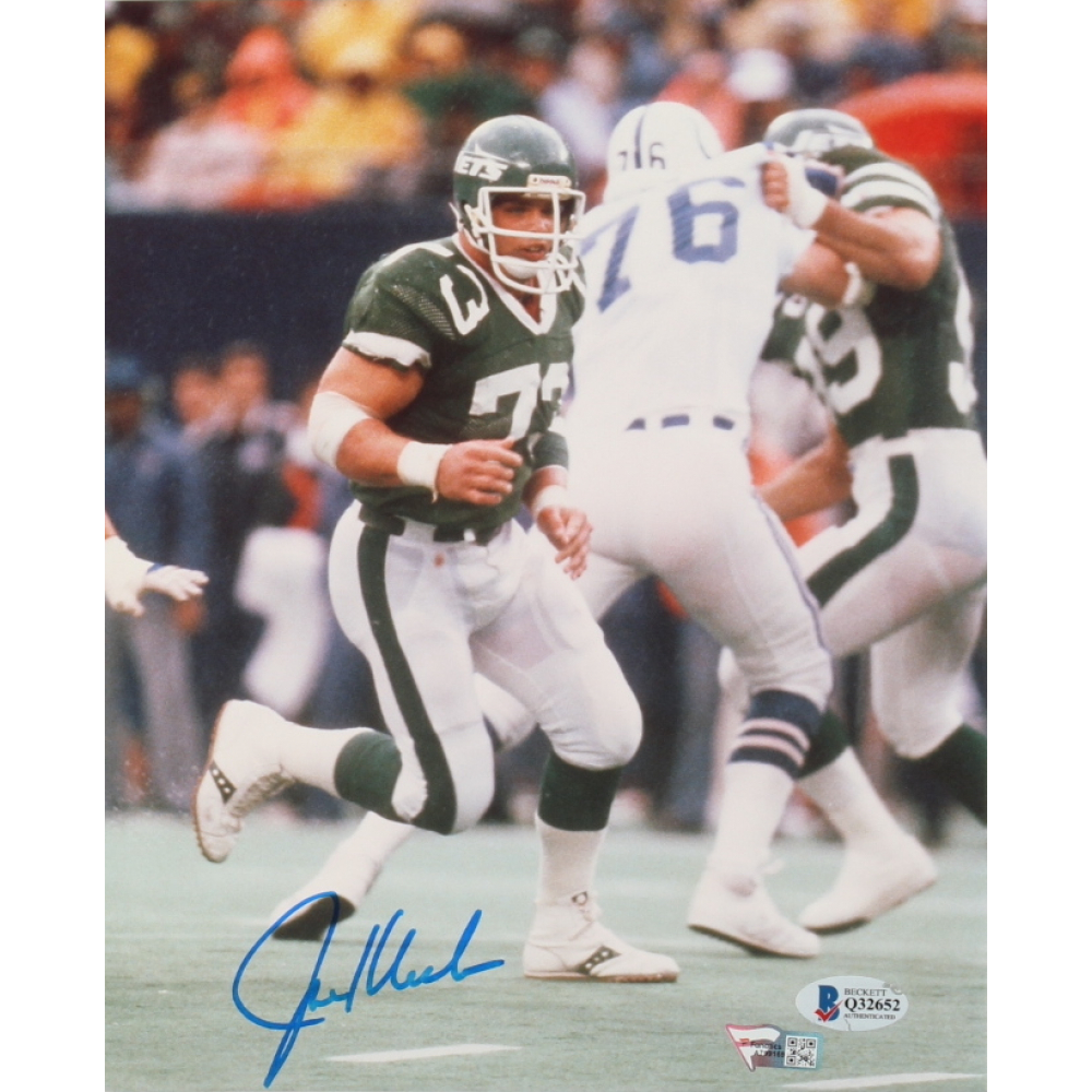 Joe Klecko Signed Jets 8x10 Photo (Beckett & Fanatics) | Pristine Auction