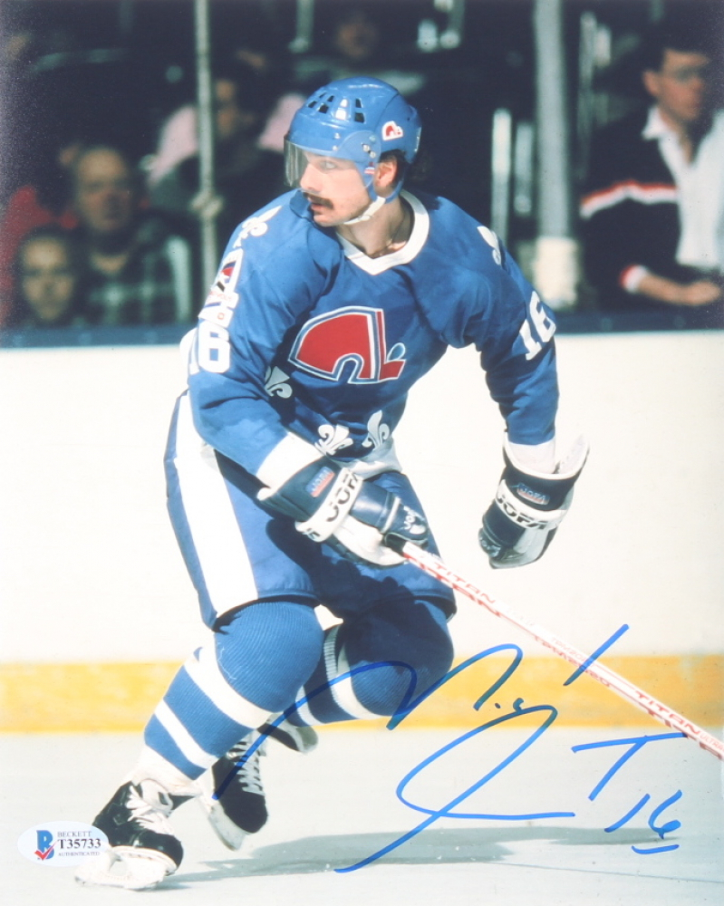 Michel Goulet Signed Nordiques 8x10 Photo (Beckett) | Pristine Auction