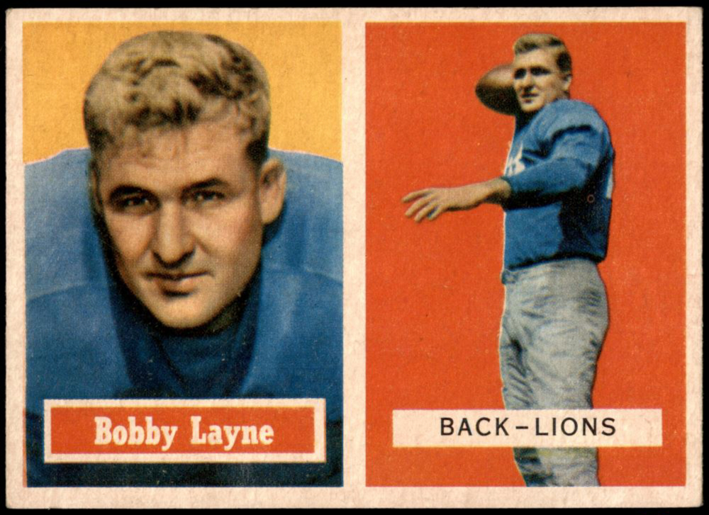 Bobby Layne 1957 Topps #32 | Pristine Auction