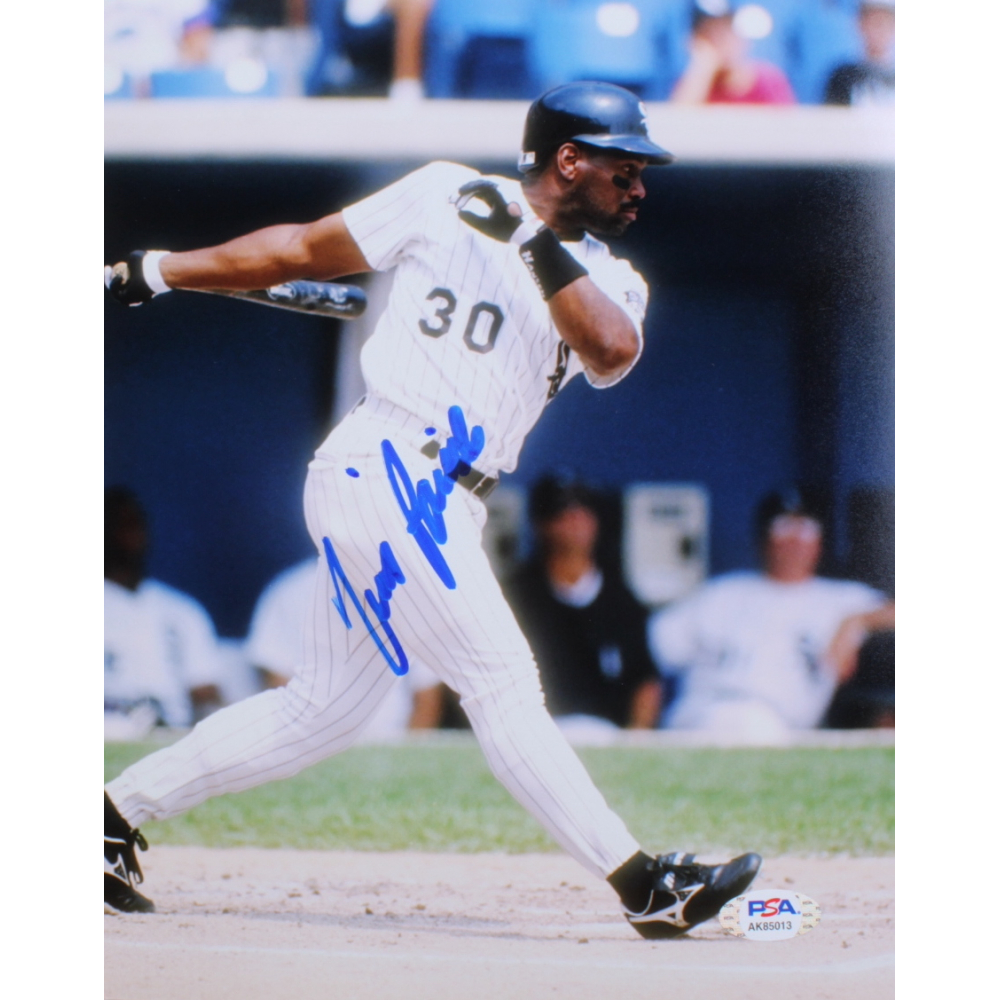 Tim Raines Signed White Sox 8x10 Photo (PSA) | Pristine Auction