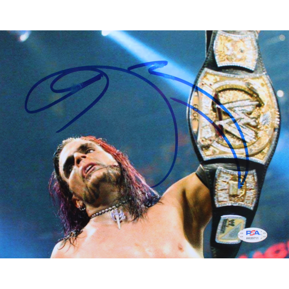 Jeff Hardy Signed WWE 8x10 Photo (PSA) | Pristine Auction