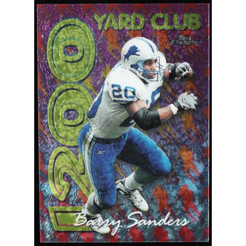 Barry Sanders 1999 Topps Chrome All-Etch #AE7 | Pristine Auction