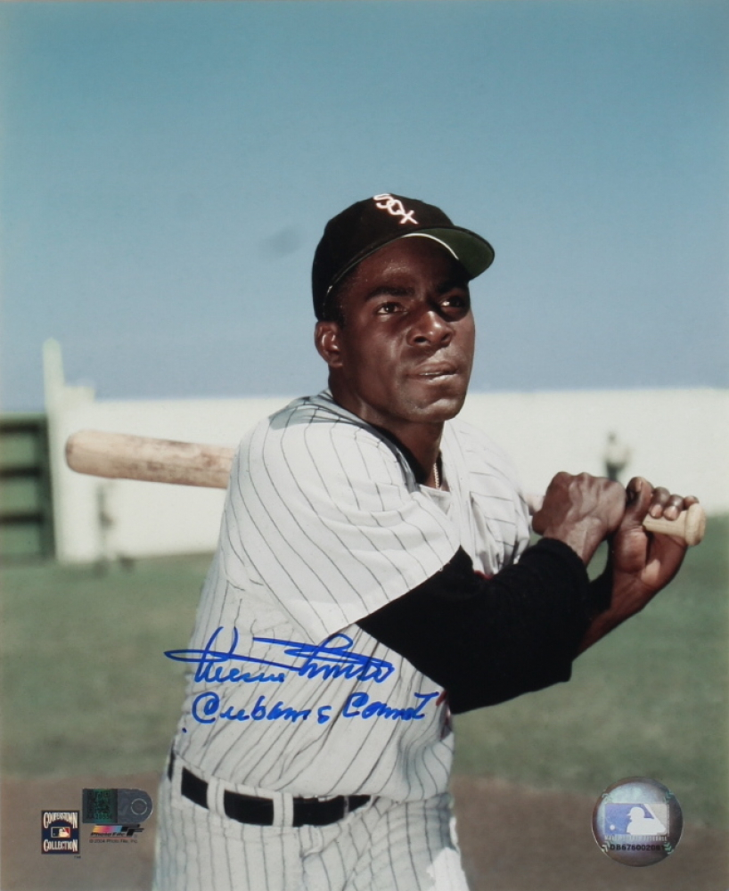 Minnie Minoso Signed White Sox 8x10 Photo Inscribed "Cubans Comet" (AIV ...