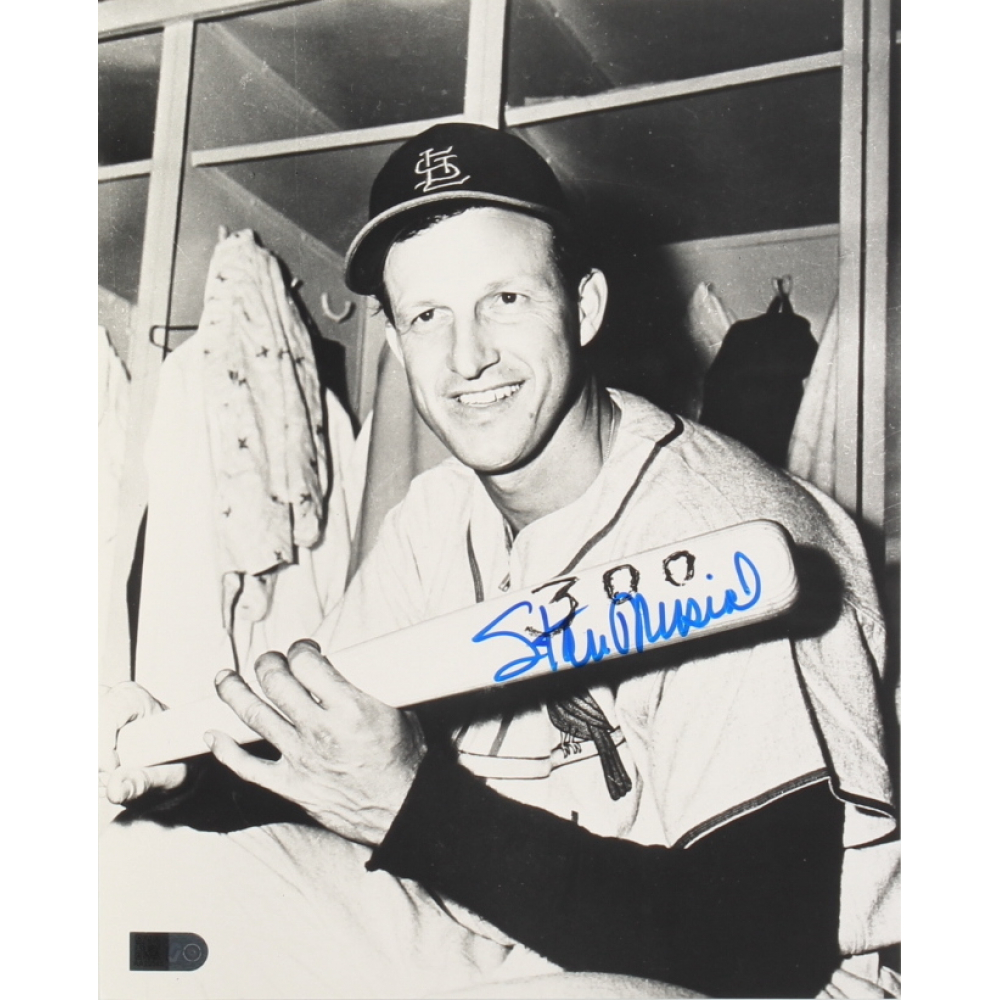 Stan Musial Signed Cardinals 8x10 Photo (AIV) | Pristine Auction