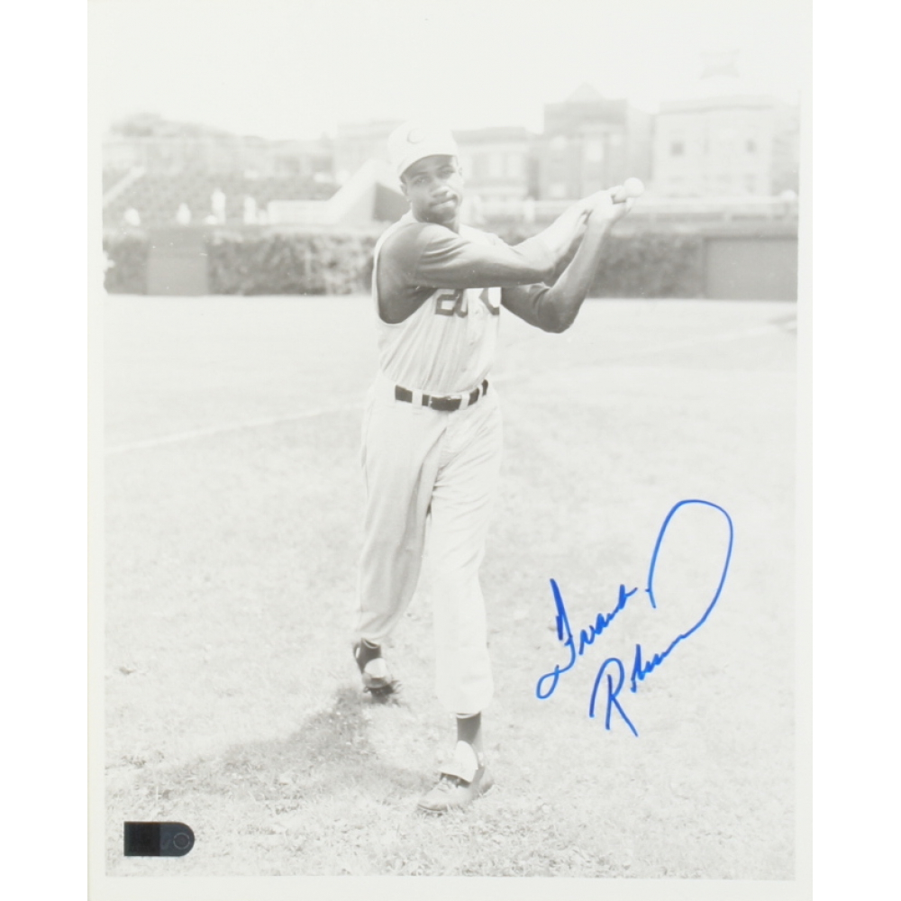 Frank Robinson Signed Reds 8x10 Photo (AIV) | Pristine Auction