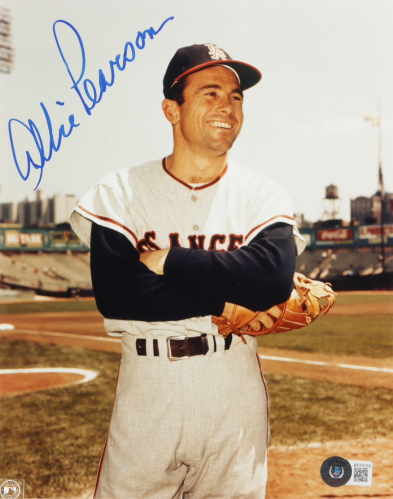Albie Pearson Signed Angels 8x10 Photo (Beckett) | Pristine Auction