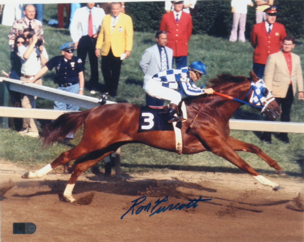 Ron Turcotte Signed 8x10 Photo (AIV) | Pristine Auction