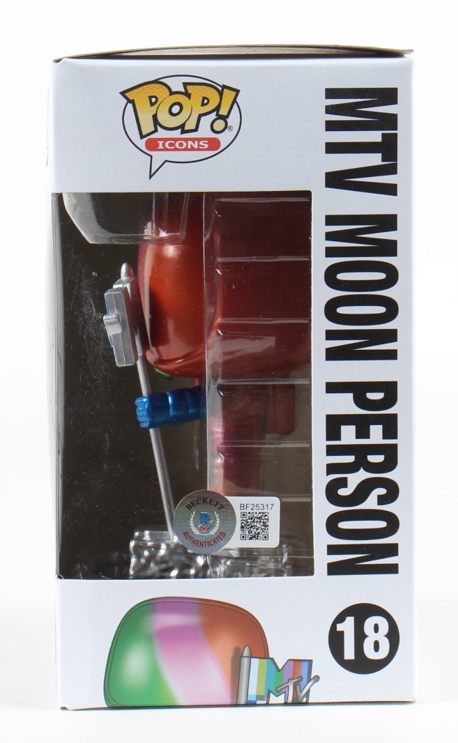 Dionne Warwick Signed "MTV" #18 MTV Moon Person Funko Pop! Icons Vinyl ...