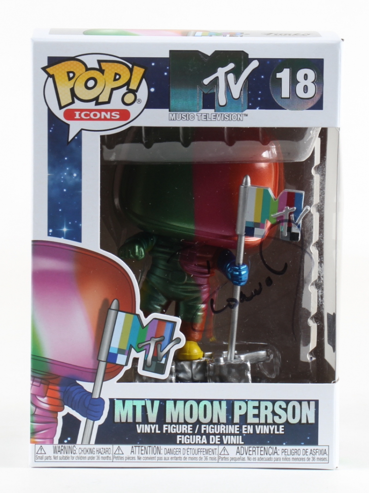 Dionne Warwick Signed "MTV" #18 MTV Moon Person Funko Pop! Icons Vinyl ...