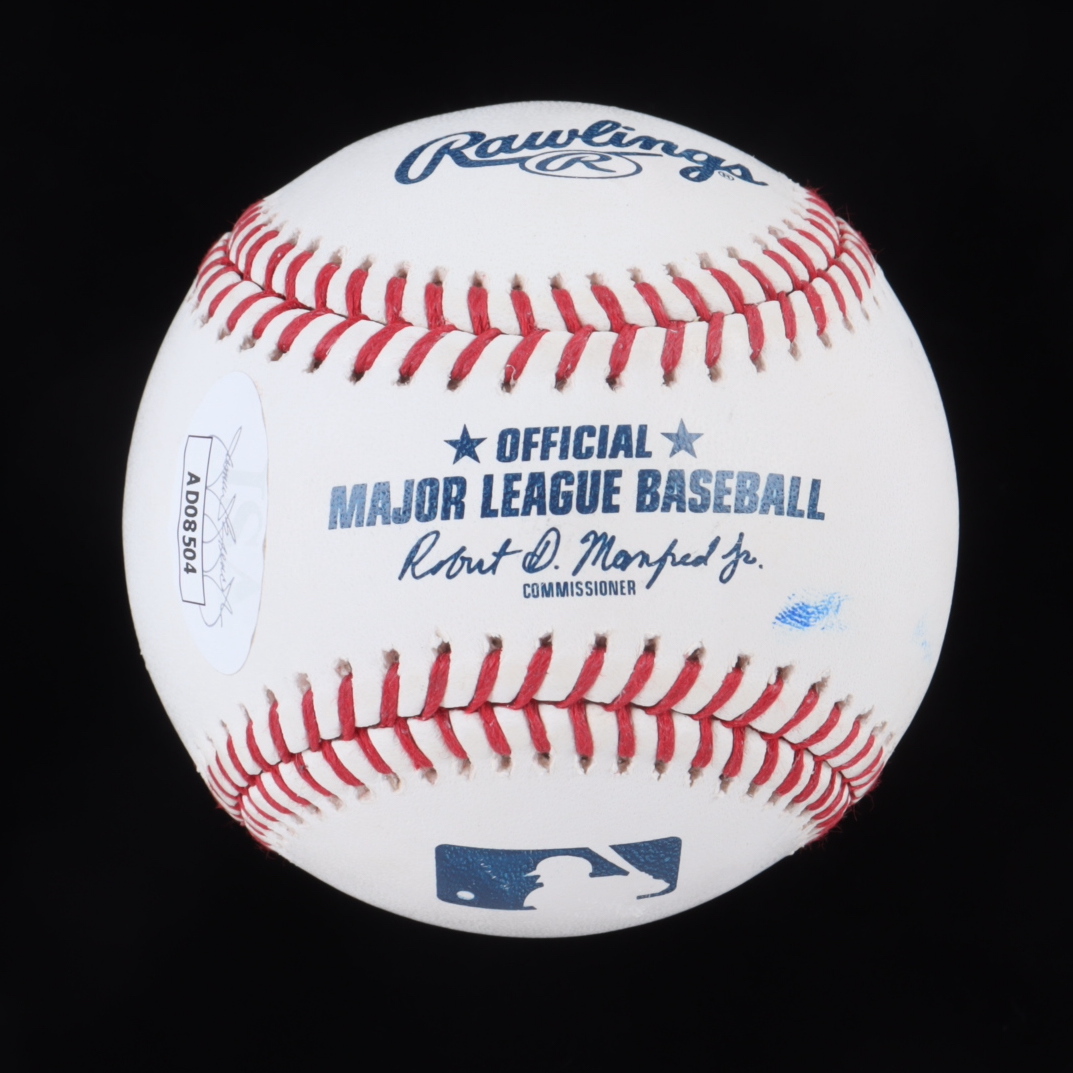Larry Fitzgerald Signed OML Baseball (JSA) | Pristine Auction