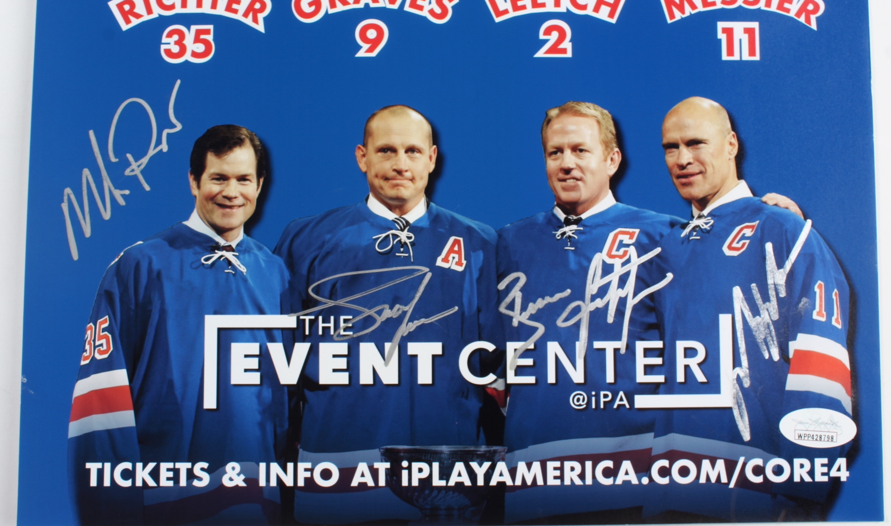 '94 Rangers NY Cup Legends 11x17 Commemorative Photo Signed by (7) with ...