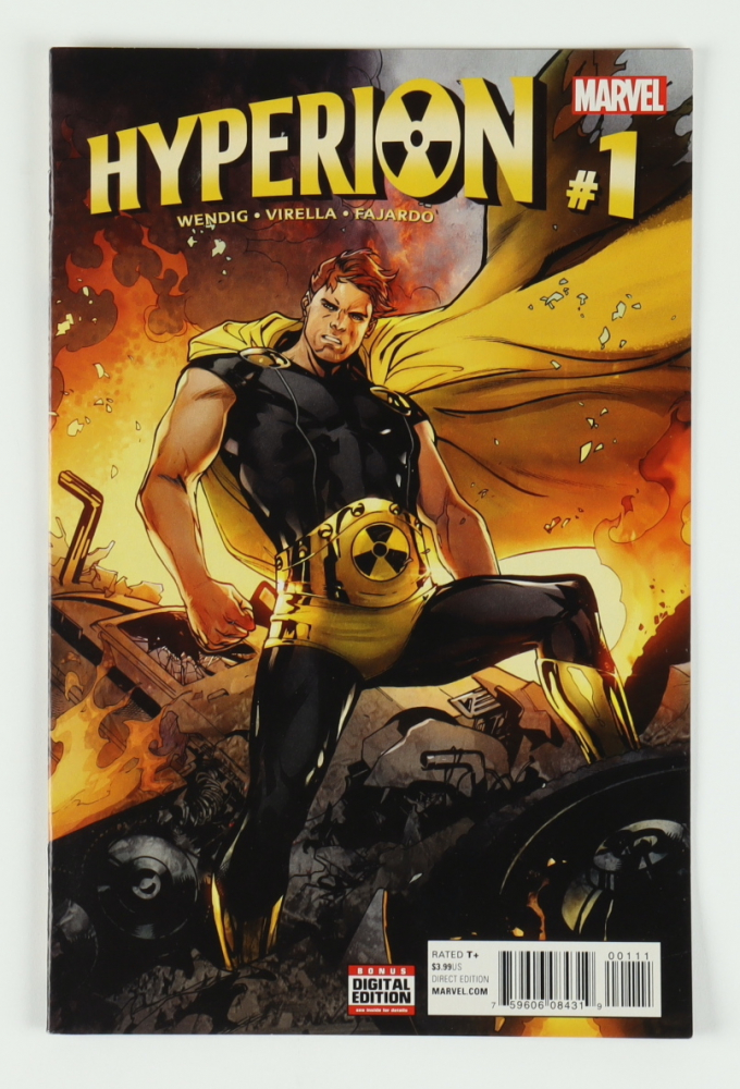 2016 "Hyperion" Issue #1 Marvel Comic Book | Pristine Auction