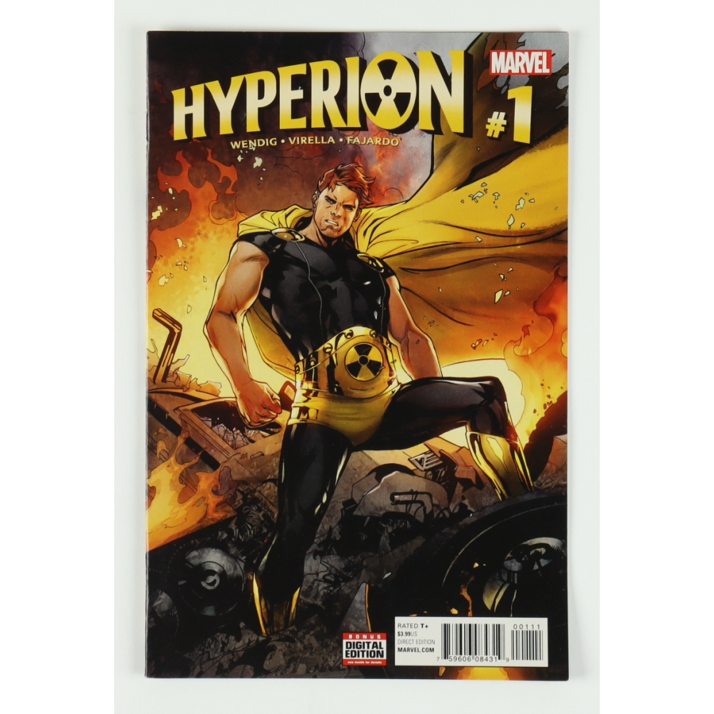 2016 "Hyperion" Issue #1 Marvel Comic Book | Pristine Auction