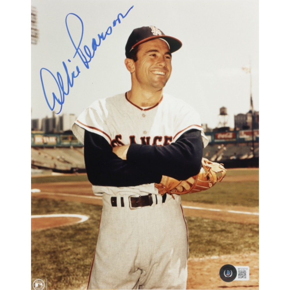 Albie Pearson Signed Angels 8x10 Photo (Beckett) | Pristine Auction