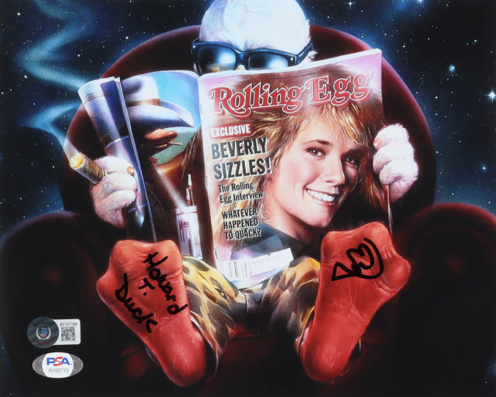 Ed Gale Signed "Howard the Duck" 8x10 Photo Inscribed "Howard T. Duck ...