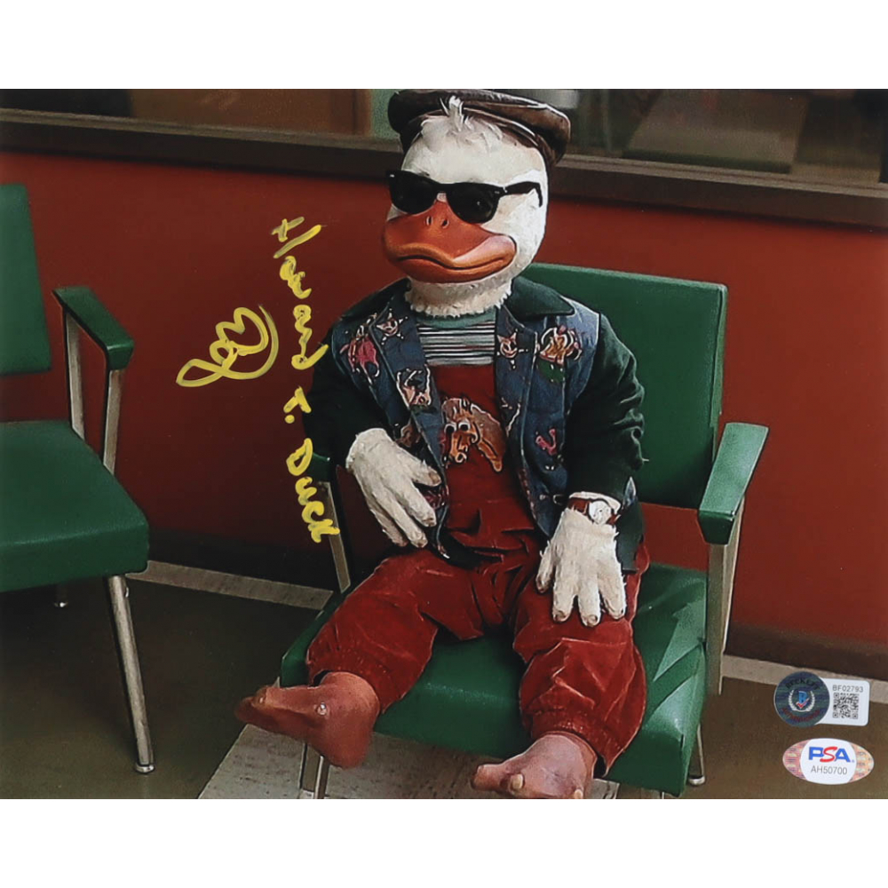 Ed Gale Signed "Howard the Duck" 8x10 Photo Inscribed "Howard T. Duck ...