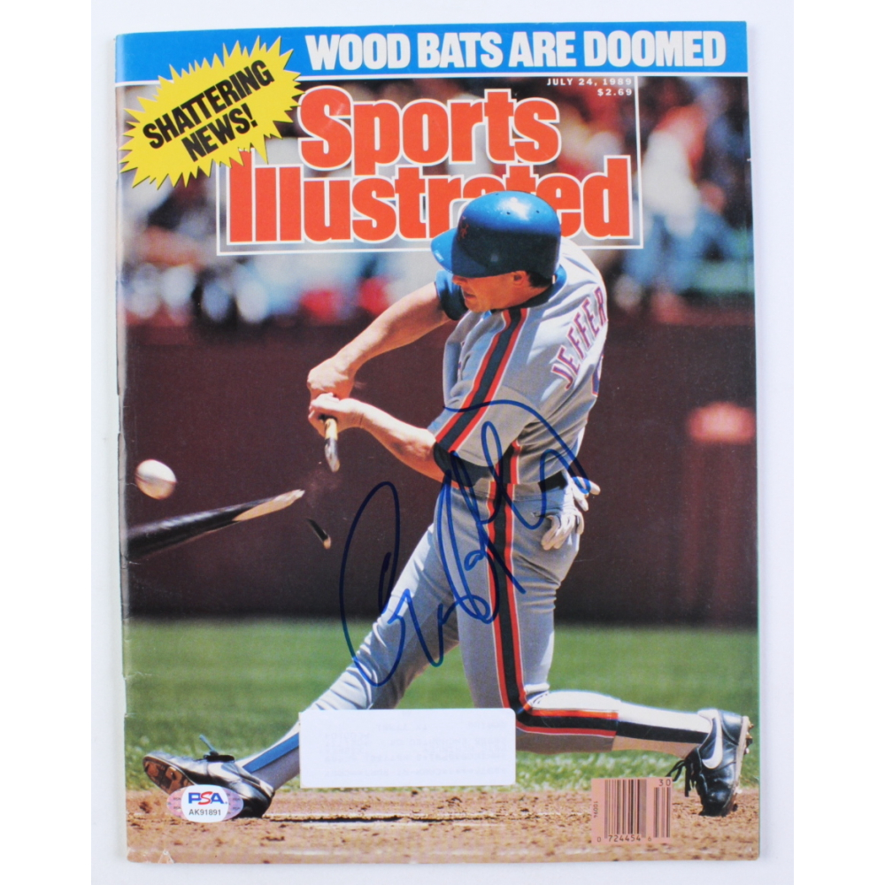 Gregg Jefferies Signed 1989 "Sports Illustrated" Magazine (PSA ...