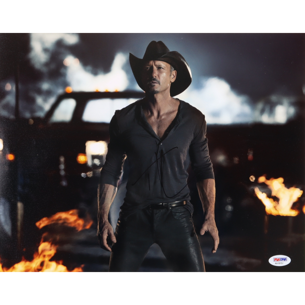 Tim McGraw Signed 11x14 Photo (PSA) | Pristine Auction