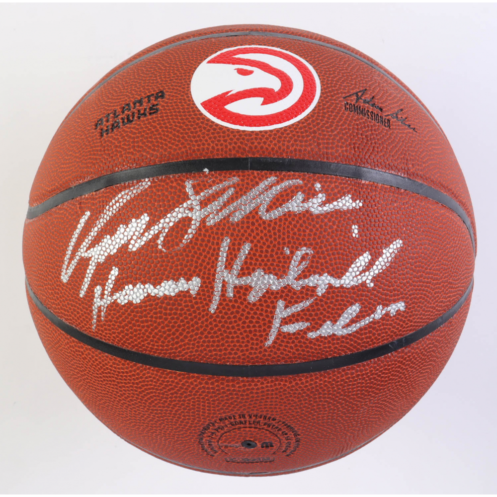 Dominique Wilkins Signed Hawks Logo Game Ball Series Basketball ...