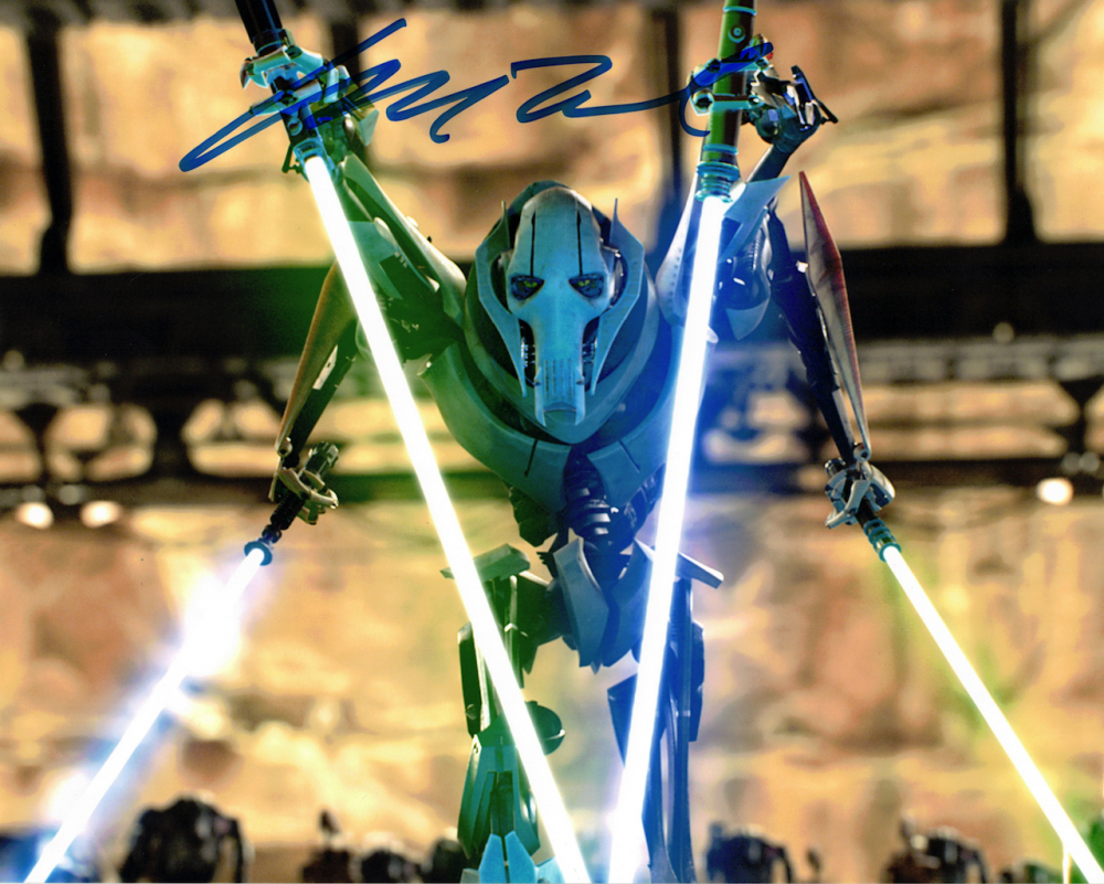 Matthew Wood Signed "Star Wars" General Grievous 8x10 Photo (PA ...