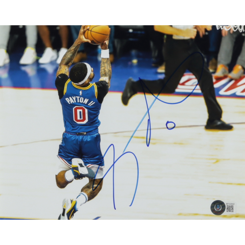 Gary Payton II Signed Warriors 8x10 Photo (Beckett) | Pristine Auction