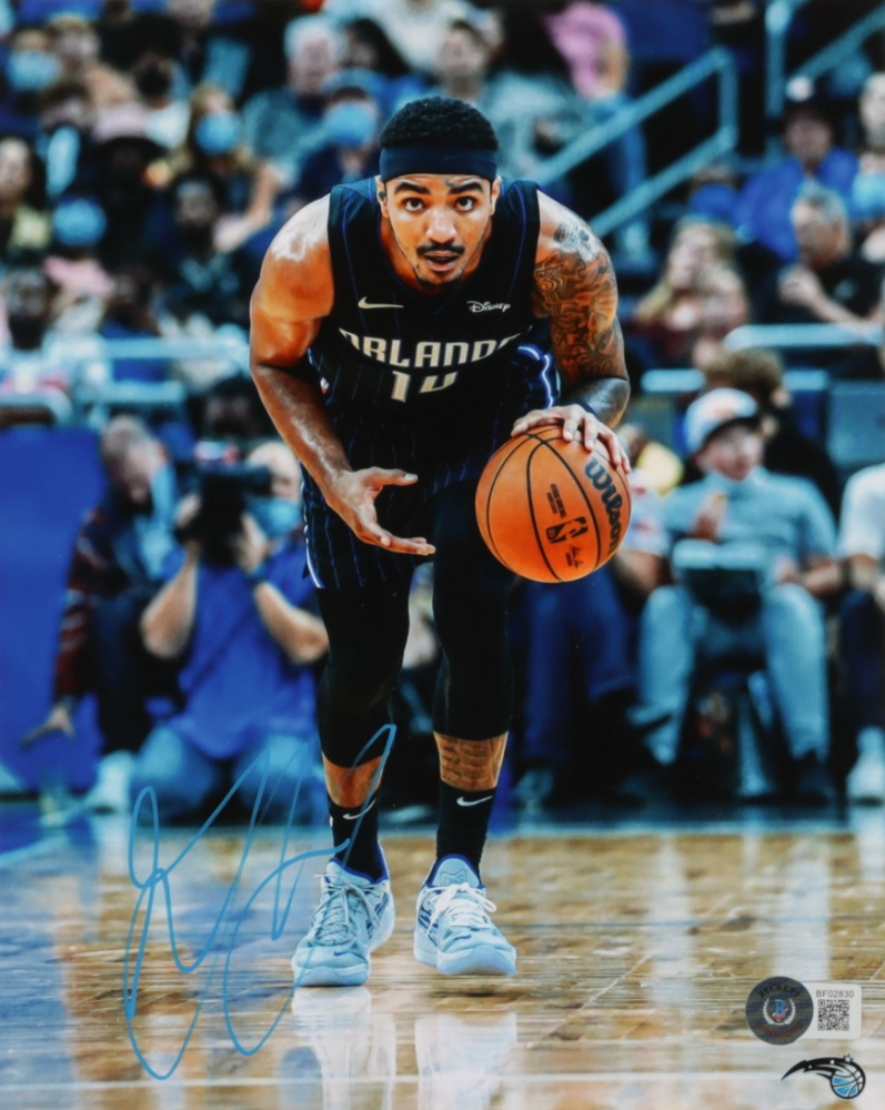 Gary Harris Signed Magic 8x10 Photo (Beckett) | Pristine Auction