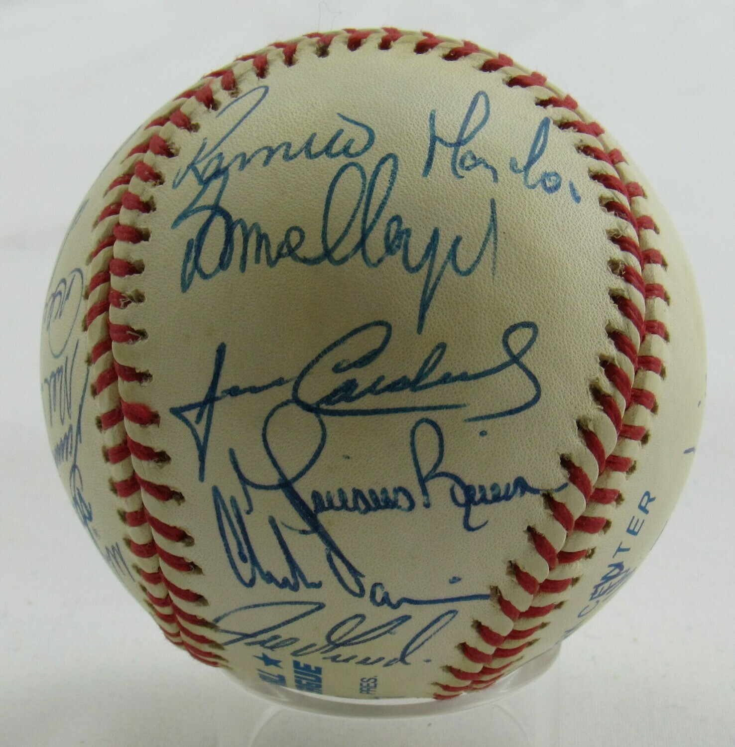 OAL Baseball Team-Signed by (28) with Joe Torre, Derek Jeter, Mariano ...