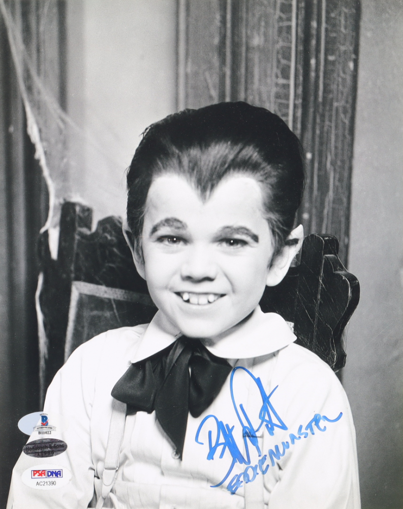Butch Patrick Signed "The Munsters" 8x10 Photo Inscribed "Eddie Munster ...