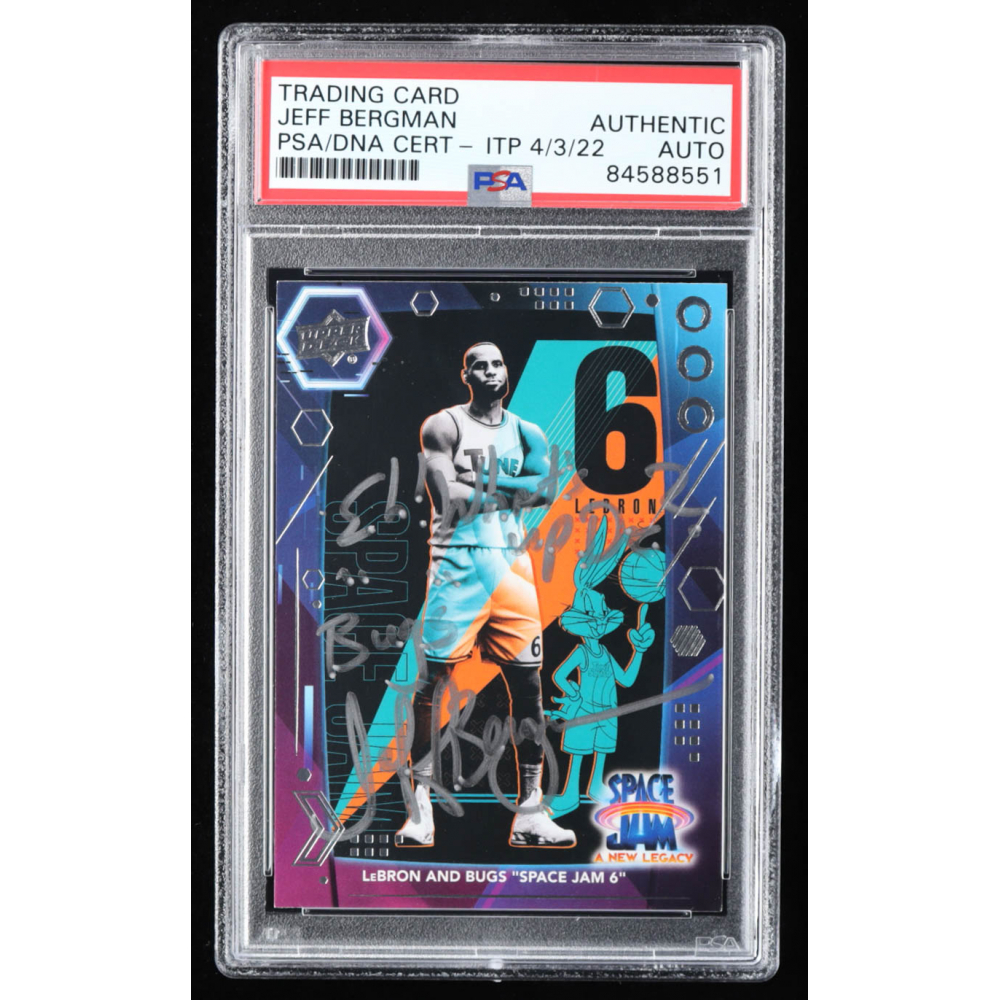 Jeff Bergman Signed 2021 Space Jam A New Legacy #46 LeBron and Bugs ...
