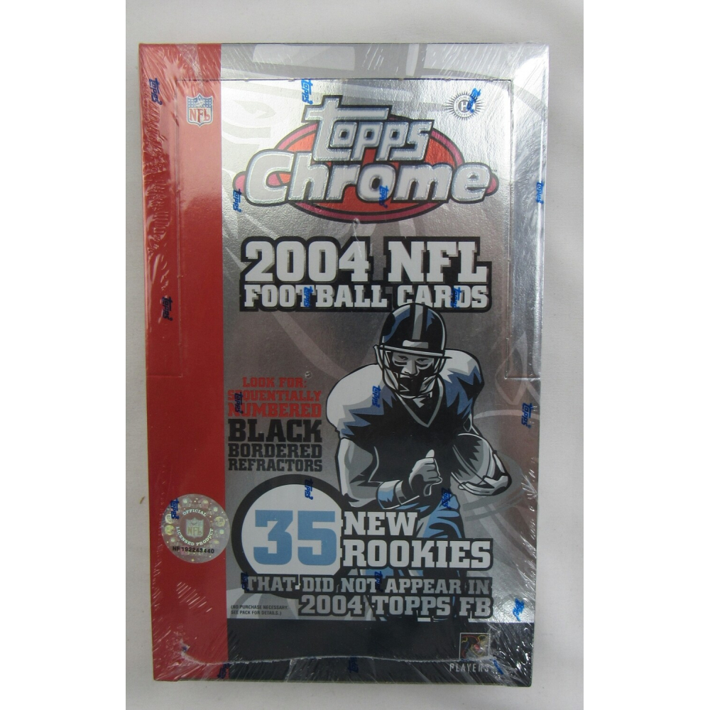 2004 Topps Chrome Football Hobby Box with (24) Packs | Pristine Auction