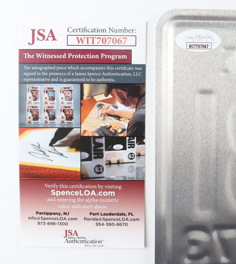 Richard Dreyfuss Signed "Jaws" Louisiana License Plate (JSA) | Pristine ...