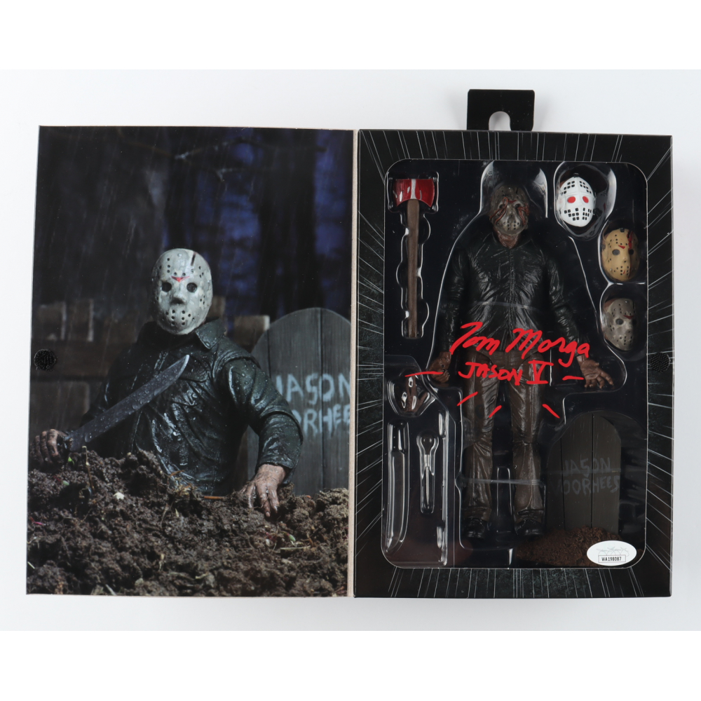 Tom Morga Signed "Friday The 13th Part V" 7" Action Figure Inscribed ...
