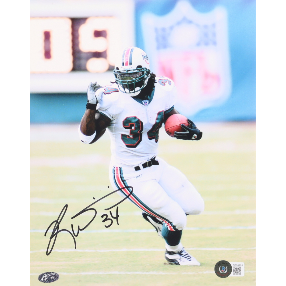 Ricky Williams Signed Dolphins 8x10 Photo (Beckett) | Pristine Auction