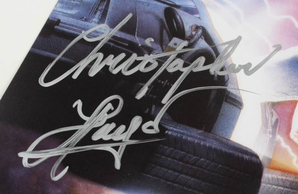 Christopher Lloyd Signed "Back to the Future Part II" 11x17 Photo ...