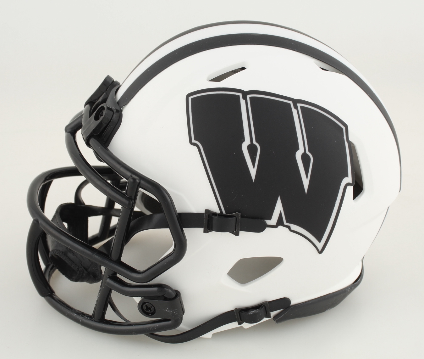 Ron Dayne Signed Wisconsin Badgers Lunar Eclipse Alternate Speed Mini ...