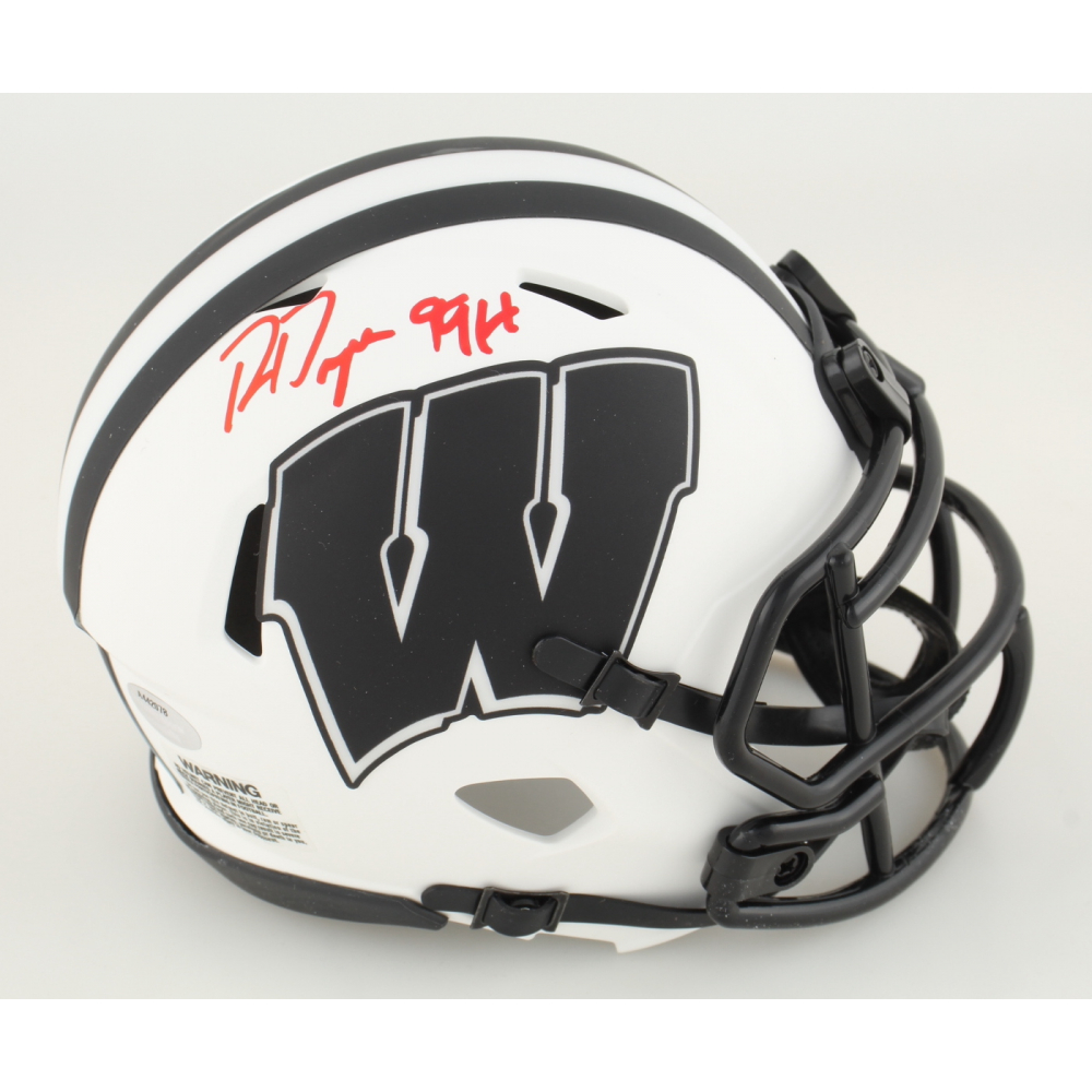 Ron Dayne Signed Wisconsin Badgers Lunar Eclipse Alternate Speed Mini ...