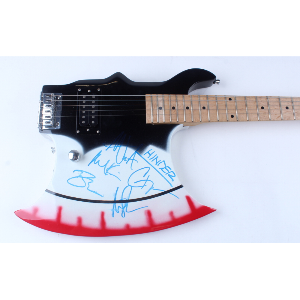 Ktone 39" Axe Electric Guitar Band Signed by (5) with Marshal Dutton ...