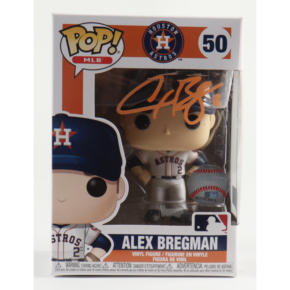 Alex Bregman Signed "Houston Astros" #50 Funko Pop! Vinyl Figure ...