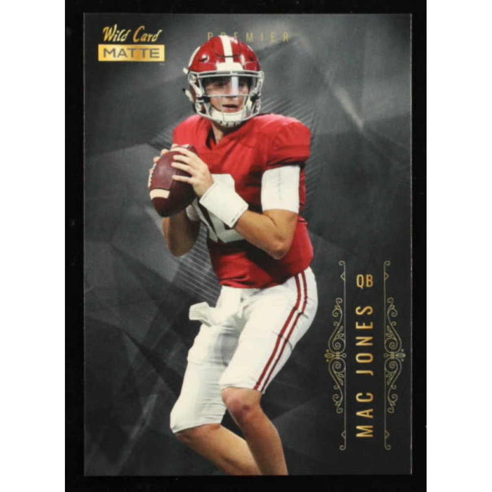 Mac Jones 2021 Wild Card Matte Black Retail #MBC3 RC | Pristine Auction