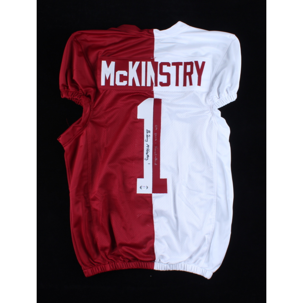 Ga'Quincy "Kool-Aid" McKinstry Signed Jersey Inscribed "Oh Yeah, Kook ...