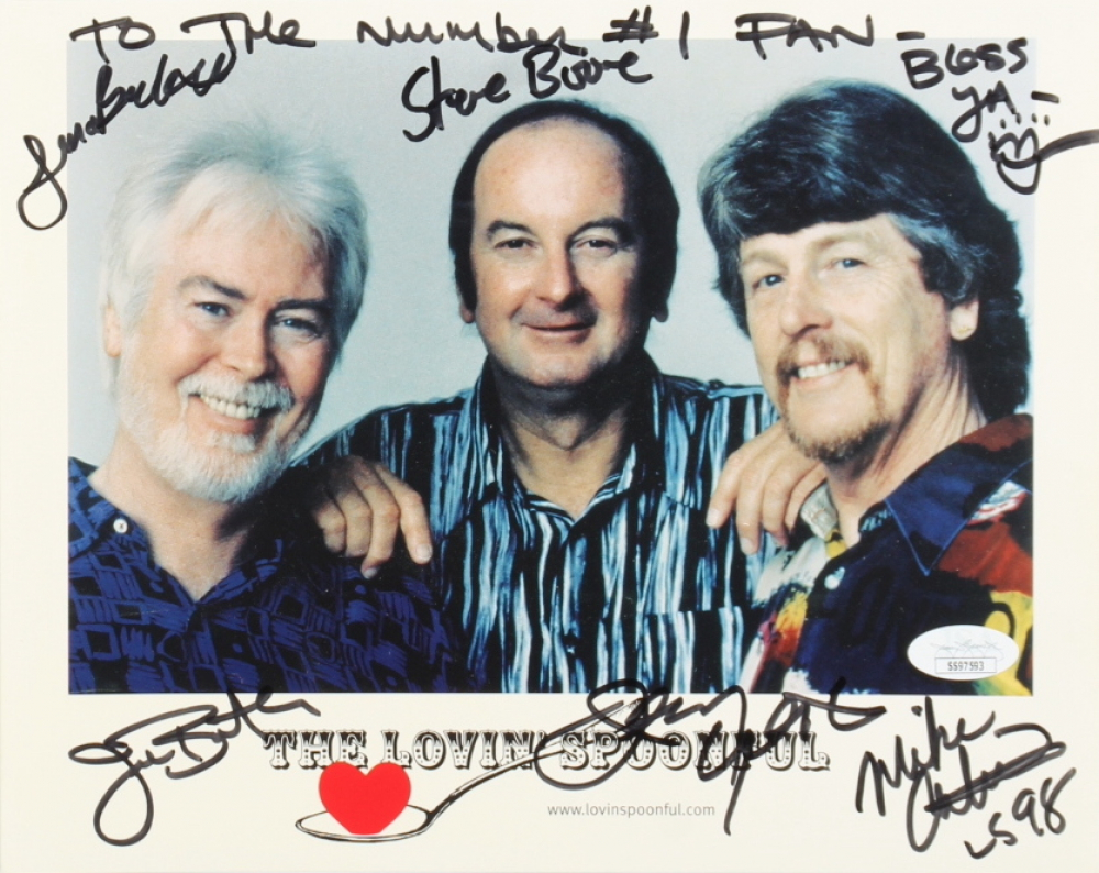 "The Lovin' Spoonful" 8x10 Photo Band-Signed by (5) with Jerry Yester ...