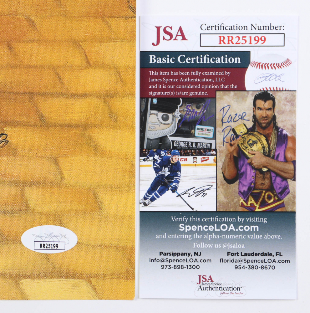 Mickey Carroll, Jerry Maren & Karl Slover Signed "The Wizard of Oz ...