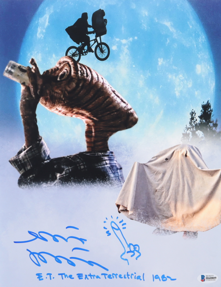 Matthew Demeritt Signed "E.T. the Extra-Terrestrial" 11x14 Photo ...