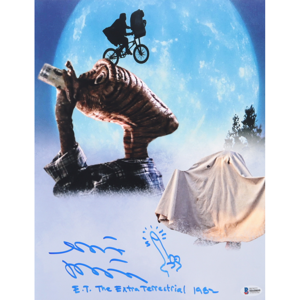 Matthew Demeritt Signed "E.T. the Extra-Terrestrial" 11x14 Photo ...